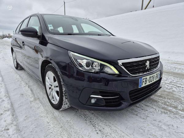 Blue Peugeot 308 2018 in Vilnius, with an engine capacity of 1.50 L and mileage of 178 thousand km for 6700 €, photo 1 on AUTOMOTO.COM.LV