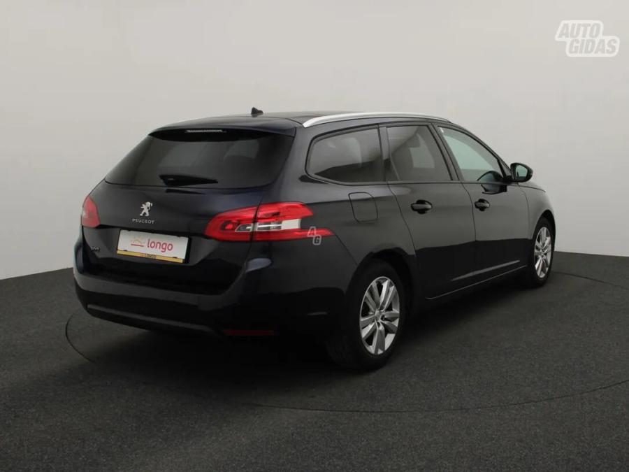 Blue Peugeot 308 2018 in Vilnius, with an engine capacity of 1.20 L and mileage of 177 thousand km for 7399 €, photo 9 on AUTOMOTO.COM.LV