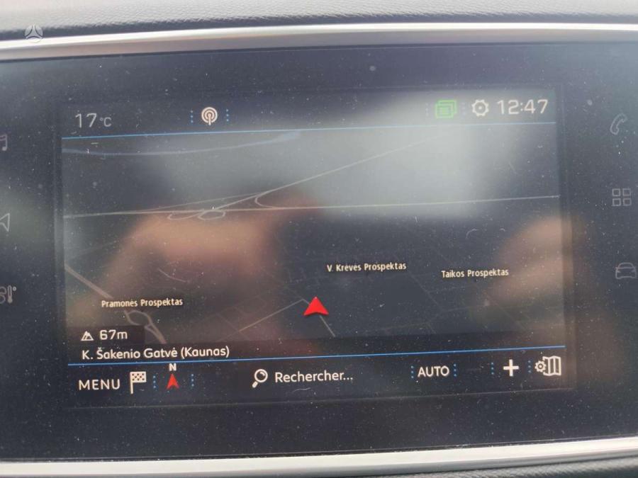 Синий Пежо 308 2018 в Каунас, объемом двигателя 1.56 л и пробегом 190 тыс. км за 5999 €, фото 14 на AUTOMOTO.COM.LV