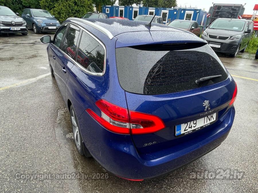 Zils Peugeot 308 2018 Tartu, ar dzinēja tilpumu 1.50 L un nobraukumu 196 tūkst. km par 9990 €, foto 9 vietnē AUTOMOTO.COM.LV