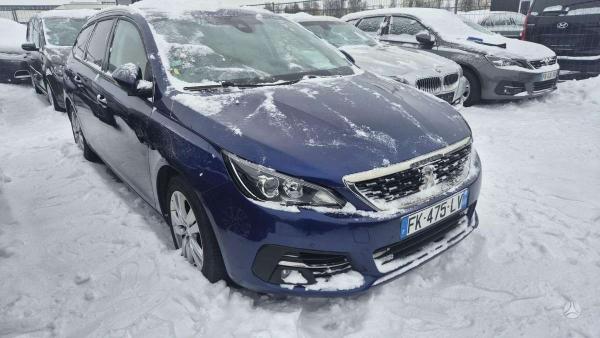 Blue Peugeot 308 2019 in Marijampole, with an engine capacity of 1.50 L and mileage of 208 thousand km for 7000 €, photo 3 on AUTOMOTO.COM.LV
