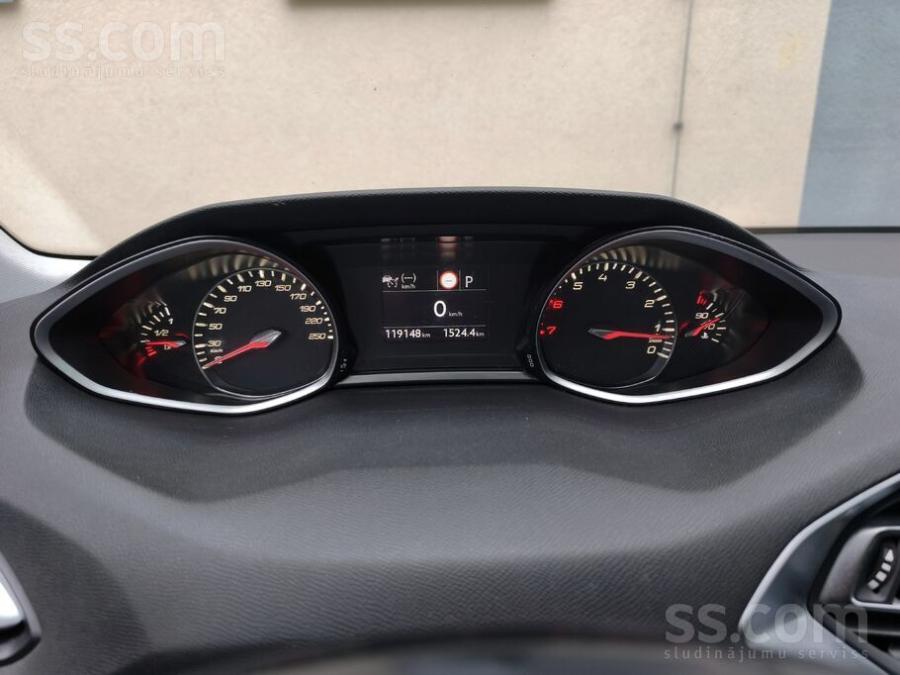 Zils Peugeot 308 2019 Jelgava, ar dzinēja tilpumu 1.20 L un nobraukumu 119 tūkst. km par 8990 €, foto 12 vietnē AUTOMOTO.COM.LV