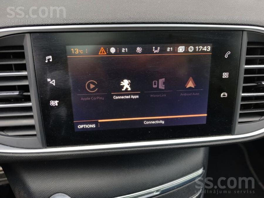 Zils Peugeot 308 2019 Jelgava, ar dzinēja tilpumu 1.20 L un nobraukumu 119 tūkst. km par 8990 €, foto 26 vietnē AUTOMOTO.COM.LV