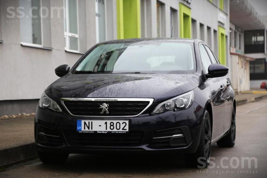 Zils Peugeot 308 2019 Rīga, ar dzinēja tilpumu 1.50 L un nobraukumu 221 tūkst. km par 5995 €, foto 1 vietnē AUTOMOTO.COM.LV