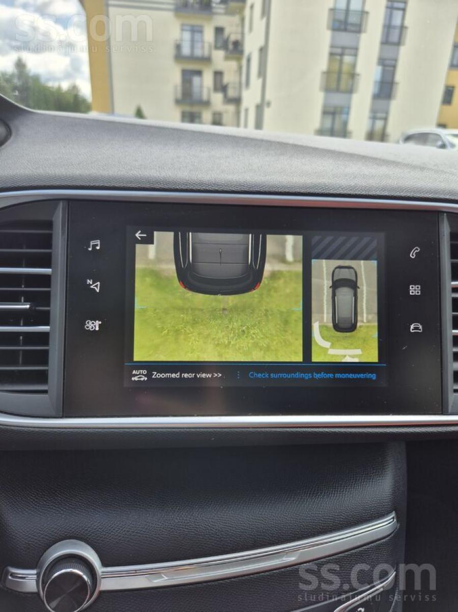 Blue Peugeot 308 2019 in Riga, with an engine capacity of 1.50 L and mileage of 184 thousand km for 8890 €, photo 15 on AUTOMOTO.COM.LV
