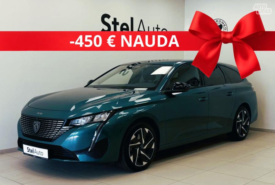 Zils Peugeot 308 2024 Viļņa, ar dzinēja tilpumu 1.20 L un nobraukumu 76 tūkst. km par 18690 €, foto 1 vietnē AUTOMOTO.COM.LV