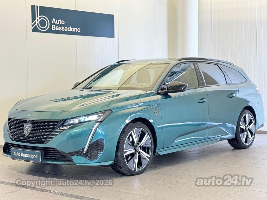 Zils Peugeot 308 2025 Tallina, ar dzinēja tilpumu 1.50 L un nobraukumu 18 tūkst. km par 27900 €, foto 1 vietnē AUTOMOTO.COM.LV