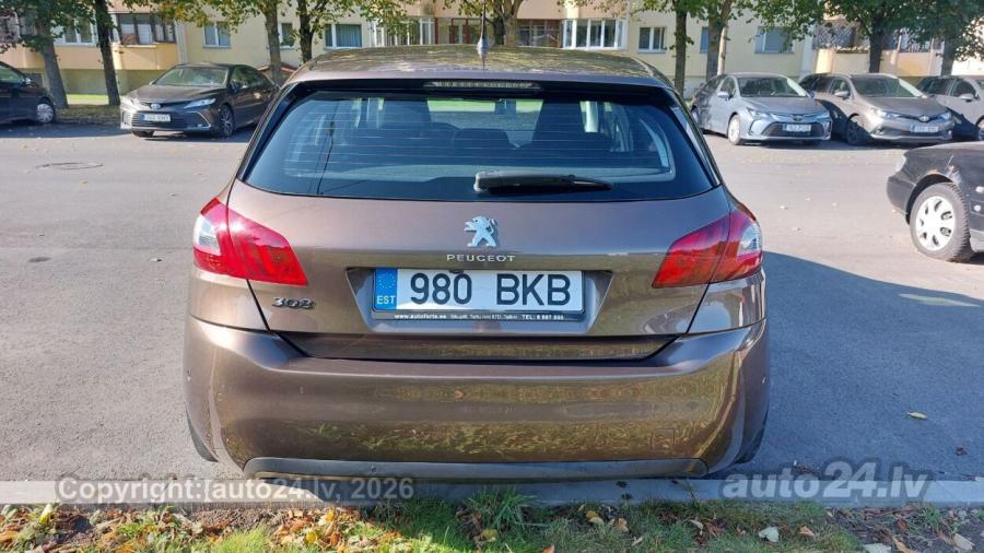 Brūns Peugeot 308 2013 Tallina, ar dzinēja tilpumu 1.60 L un nobraukumu 123 tūkst. km par 7000 €, foto 4 vietnē AUTOMOTO.COM.LV