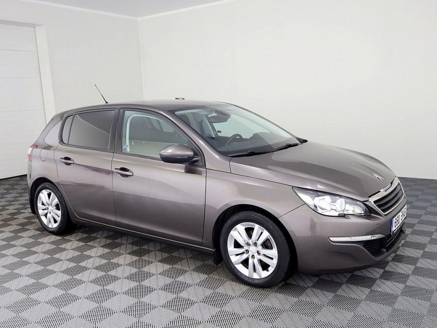 Brūns Peugeot 308 2013 Tallina, ar dzinēja tilpumu 1.60 L un nobraukumu 93 tūkst. km par 3999 €, foto 10 vietnē AUTOMOTO.COM.LV
