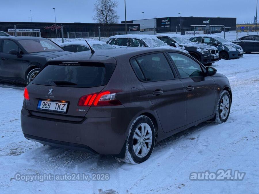 Brown Peugeot 308 2014 in Tallinn, with an engine capacity of 1.60 L and mileage of 182 thousand km for 3990 €, photo 2 on AUTOMOTO.COM.LV