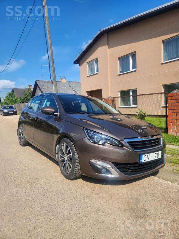 Brūns Peugeot 308 2014 Jelgava, ar dzinēja tilpumu 1.60 L un nobraukumu 212 tūkst. km par 4950 €, foto 1 vietnē AUTOMOTO.COM.LV