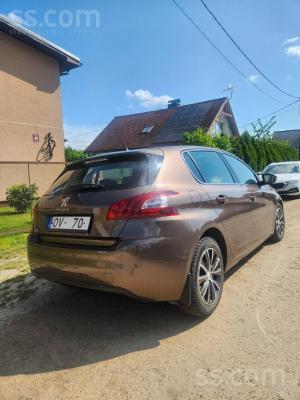 Brūns Peugeot 308 2014 Jelgava, ar dzinēja tilpumu 1.60 L un nobraukumu 212 tūkst. km par 4950 €, foto 4 vietnē AUTOMOTO.COM.LV