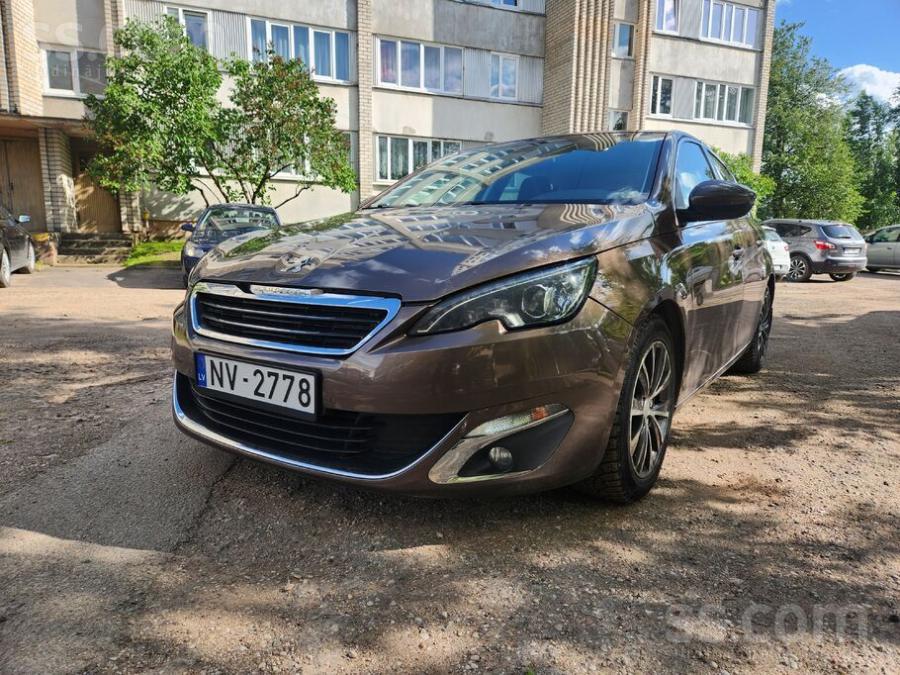 Brūns Peugeot 308 2014 Jelgava, ar dzinēja tilpumu 1.60 L un nobraukumu 212 tūkst. km par 4950 €, foto 8 vietnē AUTOMOTO.COM.LV