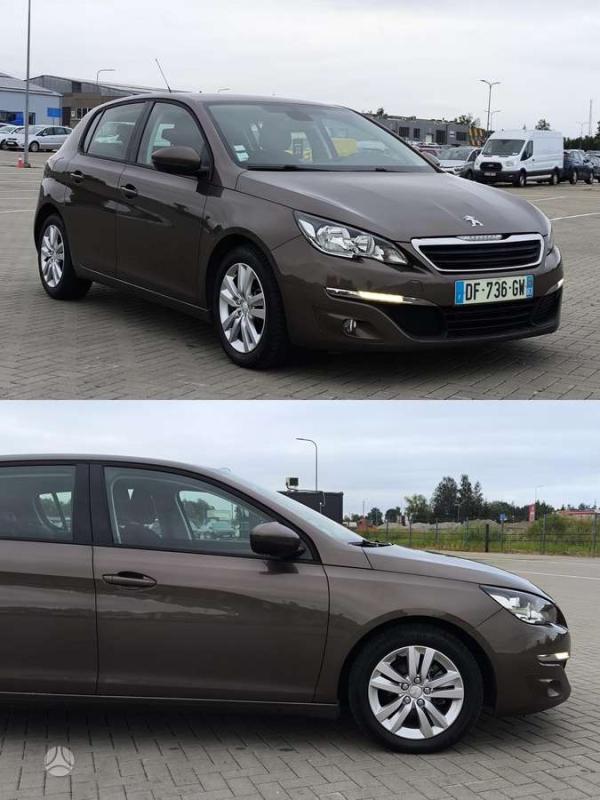 Brūns Peugeot 308 2014 Tauragė, ar dzinēja tilpumu 1.56 L un nobraukumu 291 tūkst. km par 4400 €, foto 5 vietnē AUTOMOTO.COM.LV
