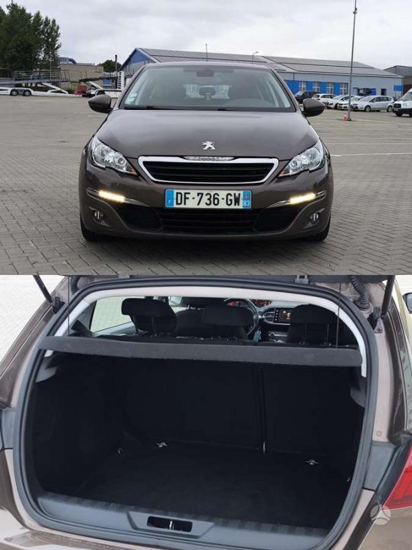 Brūns Peugeot 308 2014 Tauragė, ar dzinēja tilpumu 1.56 L un nobraukumu 291 tūkst. km par 4400 €, foto 9 vietnē AUTOMOTO.COM.LV