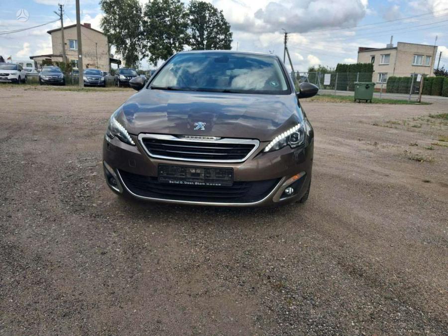 Brūns Peugeot 308 2014 Raseiniai, ar dzinēja tilpumu 1.60 L un nobraukumu 118 tūkst. km par 3999 €, foto 8 vietnē AUTOMOTO.COM.LV