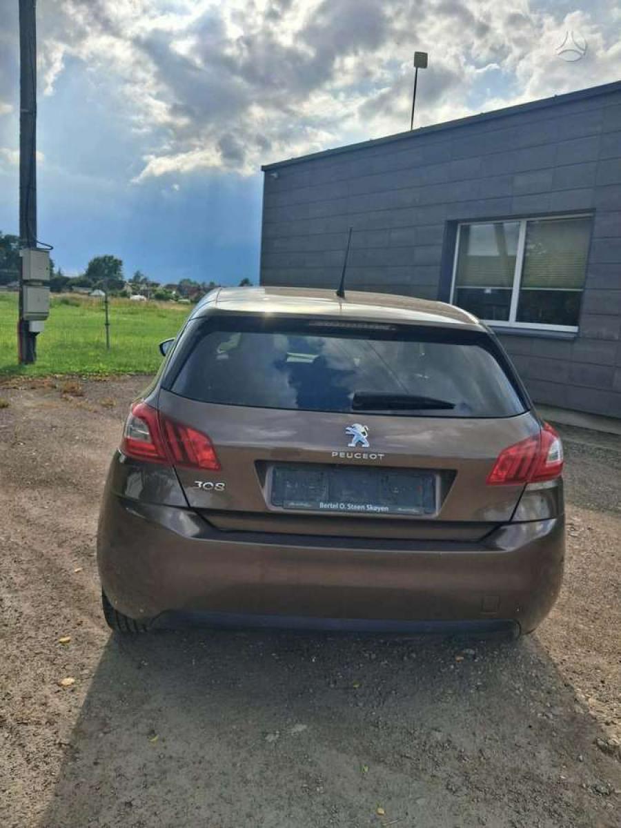 Brūns Peugeot 308 2014 Raseiniai, ar dzinēja tilpumu 1.60 L un nobraukumu 118 tūkst. km par 3999 €, foto 9 vietnē AUTOMOTO.COM.LV
