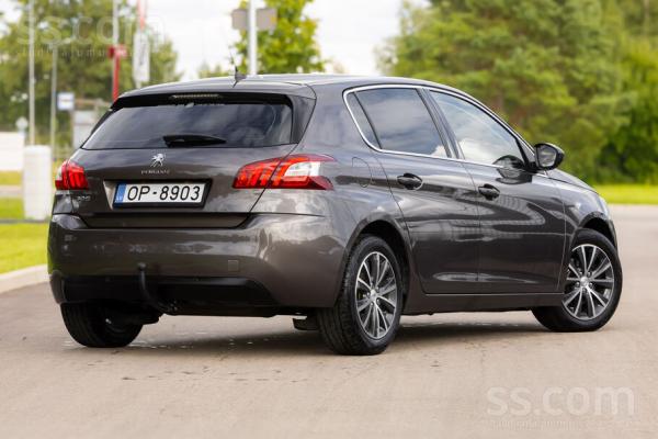 Brown Peugeot 308 2015 in Jelgava, with an engine capacity of 1.20 L and mileage of 0 thousand km for 6500 €, photo 4 on AUTOMOTO.COM.LV