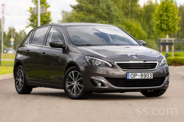 Brown Peugeot 308 2015 in Jelgava, with an engine capacity of 1.20 L and mileage of 0 thousand km for 6500 €, photo 3 on AUTOMOTO.COM.LV