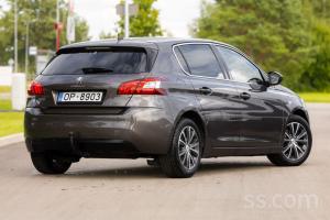 Brown Peugeot 308 2015 in Jelgava, with an engine capacity of 1.20 L and mileage of 0 thousand km for 6500 €, photo 5 on AUTOMOTO.COM.LV