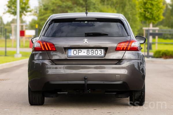 Brown Peugeot 308 2015 in Jelgava, with an engine capacity of 1.20 L and mileage of 0 thousand km for 6500 €, photo 5 on AUTOMOTO.COM.LV