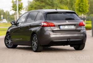 Brown Peugeot 308 2015 in Jelgava, with an engine capacity of 1.20 L and mileage of 0 thousand km for 6500 €, photo 7 on AUTOMOTO.COM.LV