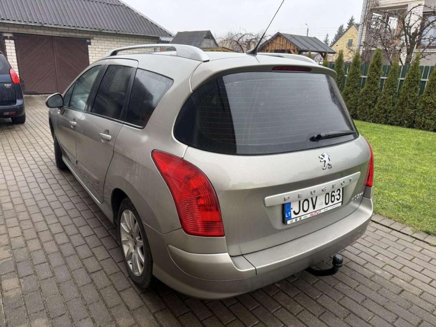 Brūns Peugeot 308 2010 Panevēža, ar dzinēja tilpumu 1.56 L un nobraukumu 297 tūkst. km par 1500 €, foto 3 vietnē AUTOMOTO.COM.LV