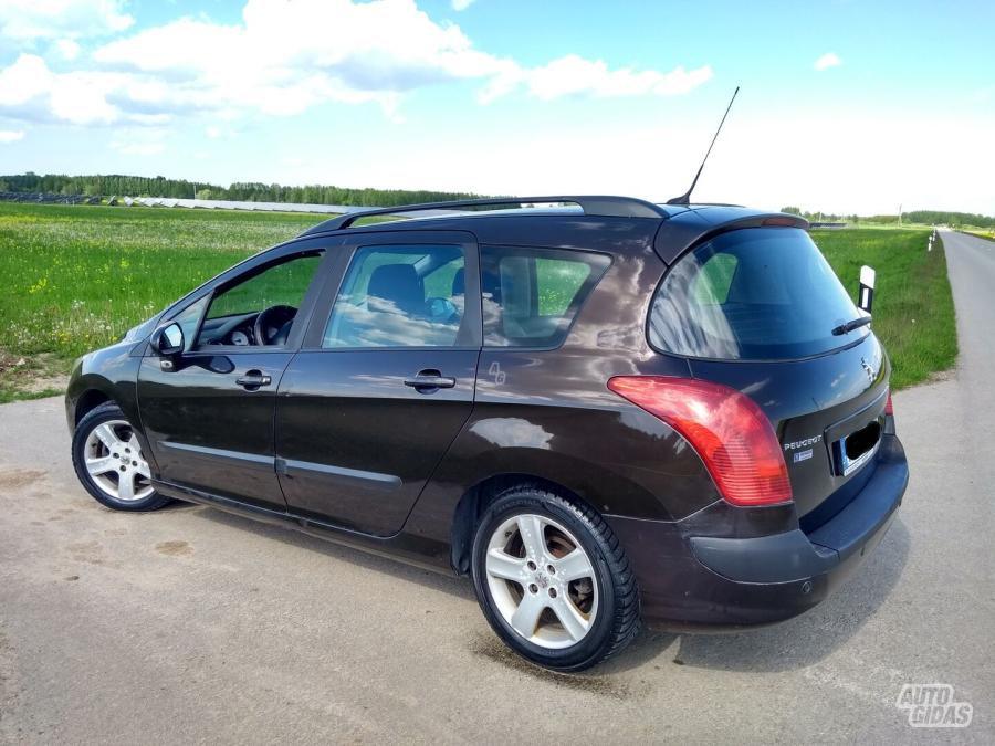Brown Peugeot 308 2012 in Vilkaviskis, with an engine capacity of 1.60 L and mileage of 270 thousand km for 1950 €, photo 6 on AUTOMOTO.COM.LV