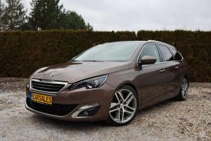Brūns Peugeot 308 2014 Alīta, ar dzinēja tilpumu 2.00 L un nobraukumu 275 tūkst. km par 7500 €, foto  vietnē AUTOMOTO.COM.LV