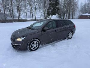 Brown Peugeot 308 2014 in Siauliai, with an engine capacity of 1.20 L and mileage of 21 thousand km for 3600 €, photo  on AUTOMOTO.COM.LV