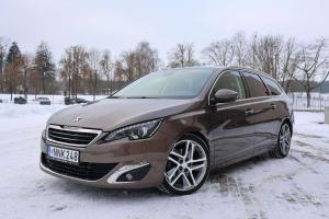 Brown Peugeot 308 2014 in Alytus, with an engine capacity of 2.00 L and mileage of 275 thousand km for 7300 €, photo  on AUTOMOTO.COM.LV