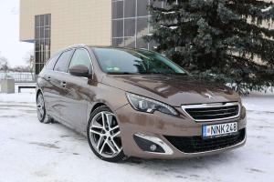 Brown Peugeot 308 2014 in Alytus, with an engine capacity of 2.00 L and mileage of 275 thousand km for 6950 €, photo 2 on AUTOMOTO.COM.LV