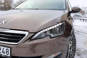 Brown Peugeot 308 2014 in Alytus, with an engine capacity of 2.00 L and mileage of 275 thousand km for 6950 €, photo 18 on AUTOMOTO.COM.LV