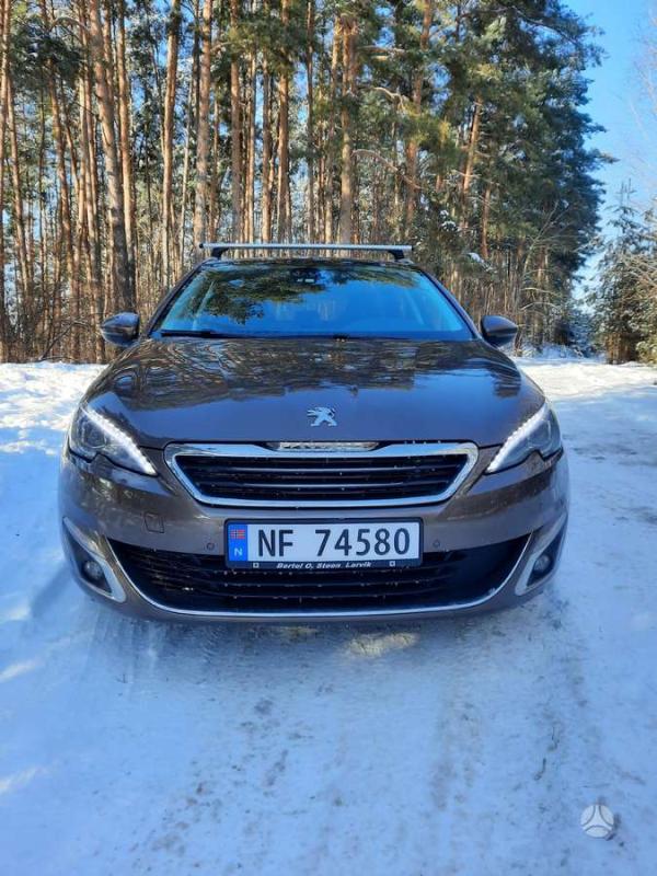 Brūns Peugeot 308 2015 Viļņa, ar dzinēja tilpumu 1.56 L un nobraukumu 180 tūkst. km par 4961 €, foto 1 vietnē AUTOMOTO.COM.LV