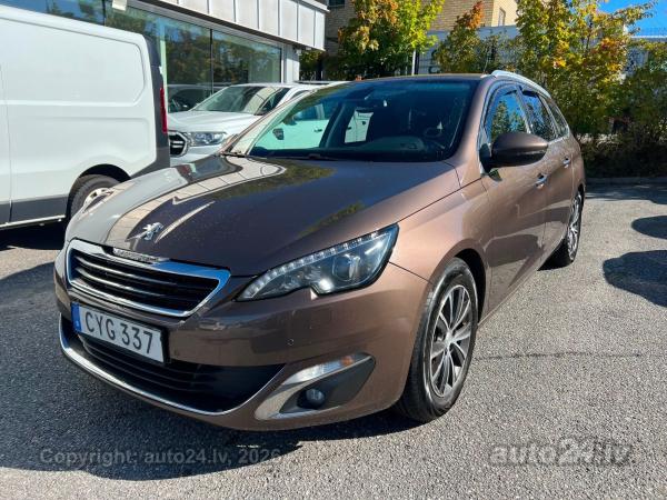 Brūns Peugeot 308 2015 Pērnava, ar dzinēja tilpumu 1.20 L un nobraukumu 222 tūkst. km par 5999 €, foto 1 vietnē AUTOMOTO.COM.LV