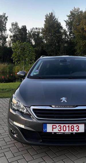 Brown Peugeot 308 2016 in Utena, with an engine capacity of 1.20 L and mileage of 296 thousand km for 3250 €, photo 12 on AUTOMOTO.COM.LV