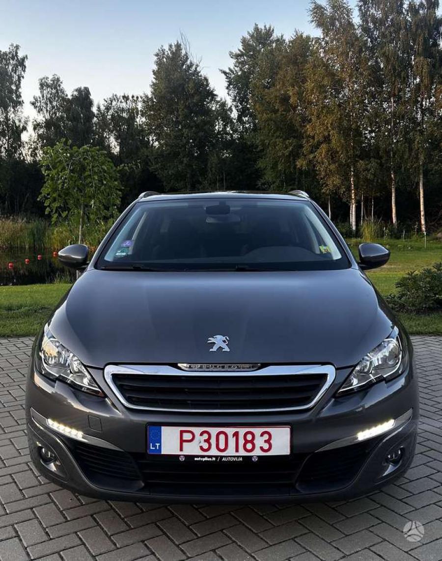 Brown Peugeot 308 2016 in Utena, with an engine capacity of 1.20 L and mileage of 296 thousand km for 3250 €, photo 14 on AUTOMOTO.COM.LV