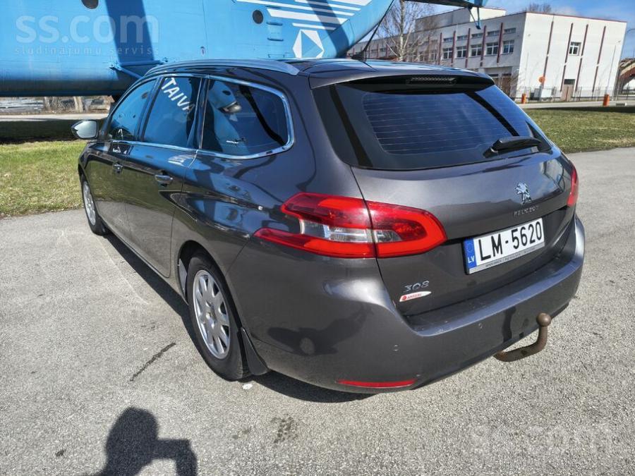 Brūns Peugeot 308 2017 Rīga, ar dzinēja tilpumu 1.60 L un nobraukumu 178 tūkst. km par 6200 €, foto 8 vietnē AUTOMOTO.COM.LV