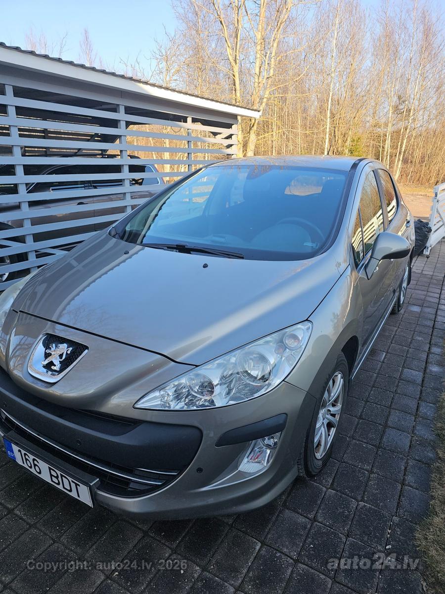 Green Peugeot 308 2011 in Tallinn, with an engine capacity of 1.60 L and mileage of 90 thousand km for 3300 €, photo 1 on AUTOMOTO.COM.LV