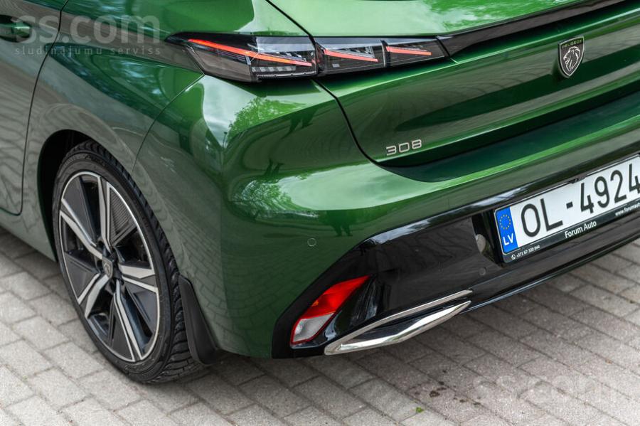 Zaļš Peugeot 308 2022 Rīga, ar dzinēja tilpumu 1.20 L un nobraukumu 46 tūkst. km par 18900 €, foto 11 vietnē AUTOMOTO.COM.LV