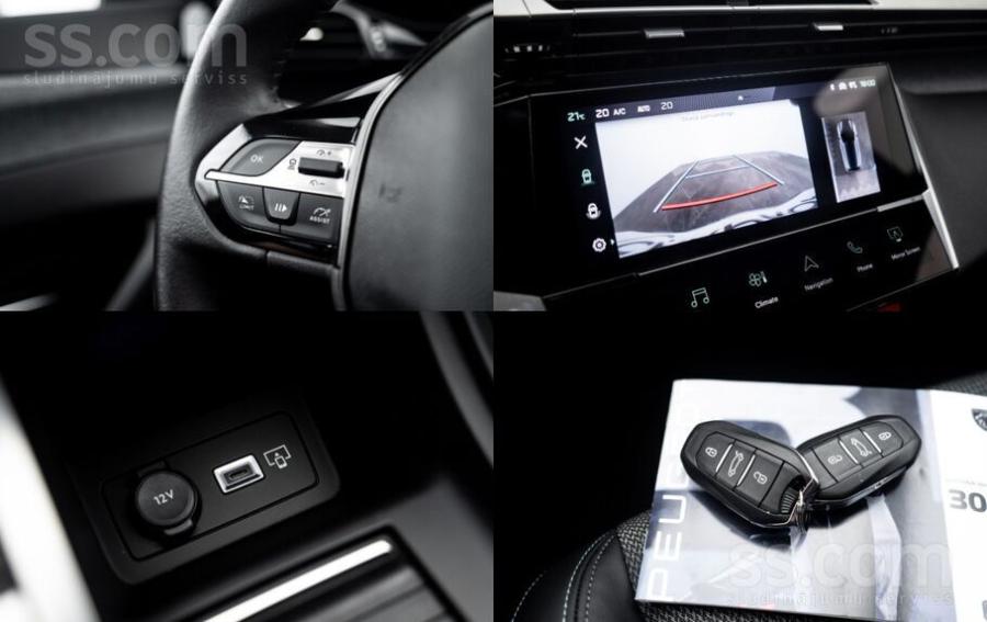 Zaļš Peugeot 308 2022 Tallina, ar dzinēja tilpumu 1.20 L un nobraukumu 75 tūkst. km par 17999 €, foto 16 vietnē AUTOMOTO.COM.LV