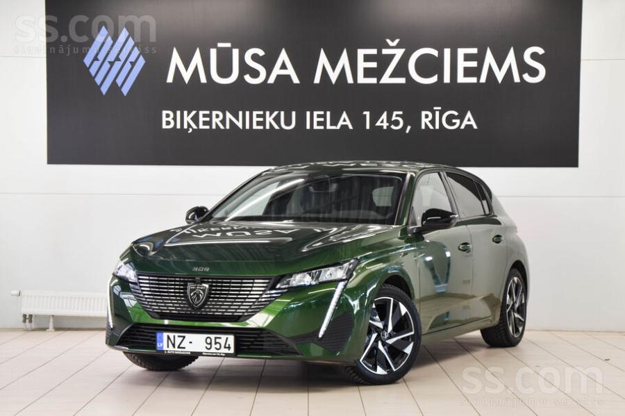 Zaļš Peugeot 308 2024 Rīga, ar dzinēja tilpumu 1.20 L un nobraukumu 39 tūkst. km par 17990 €, foto 1 vietnē AUTOMOTO.COM.LV