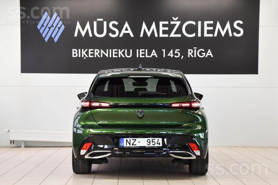 Zaļš Peugeot 308 2024 Rīga, ar dzinēja tilpumu 1.20 L un nobraukumu 39 tūkst. km par 17990 €, foto 8 vietnē AUTOMOTO.COM.LV