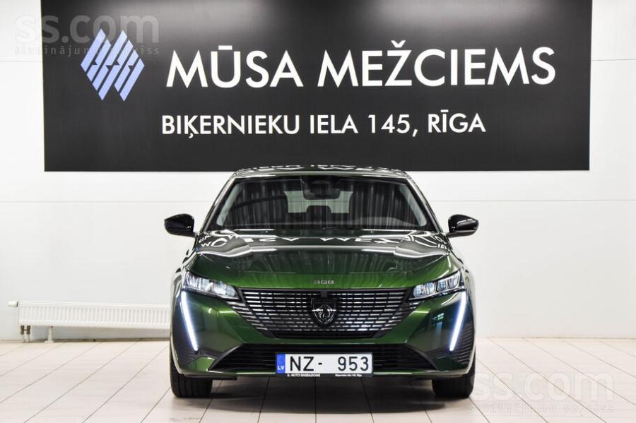 Зеленый Пежо 308 2024 в Рига, объемом двигателя 1.20 л и пробегом 49 тыс. км за 17690 €, фото 3 на AUTOMOTO.COM.LV