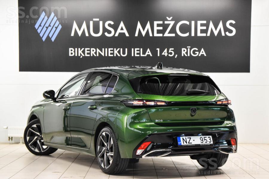Зеленый Пежо 308 2024 в Рига, объемом двигателя 1.20 л и пробегом 49 тыс. км за 17690 €, фото 7 на AUTOMOTO.COM.LV