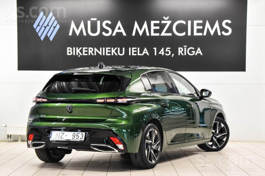 Зеленый Пежо 308 2024 в Рига, объемом двигателя 1.20 л и пробегом 49 тыс. км за 17690 €, фото 9 на AUTOMOTO.COM.LV