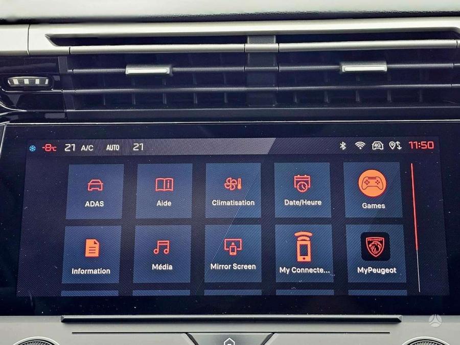 Green Peugeot 308 2022 in Taurage, with an engine capacity of 1.50 L and mileage of 199 thousand km for 12400 €, photo 25 on AUTOMOTO.COM.LV