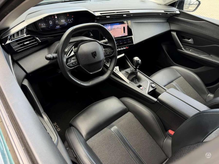 Zaļš Peugeot 308 2022 Kauņa, ar dzinēja tilpumu 1.20 L un nobraukumu 152 tūkst. km par 12300 €, foto 8 vietnē AUTOMOTO.COM.LV
