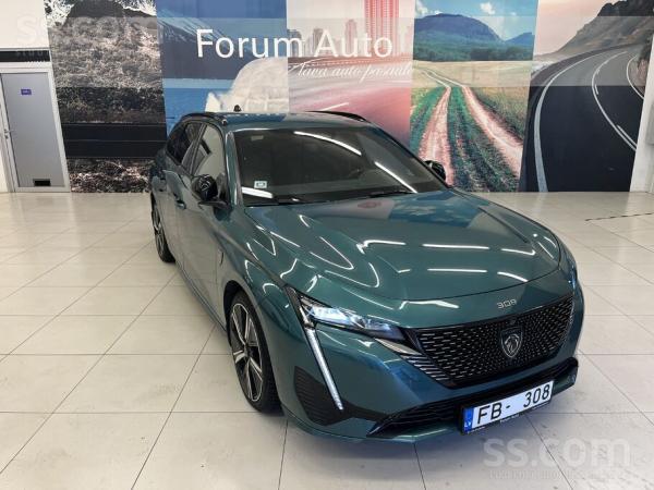 Zaļš Peugeot 308 2023 Rīga, ar dzinēja tilpumu 1.50 L un nobraukumu 27 tūkst. km par 23900 €, foto 1 vietnē AUTOMOTO.COM.LV