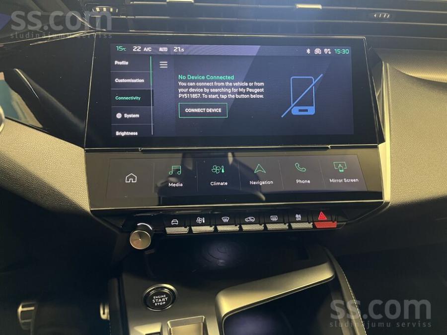 Зеленый Пежо 308 2023 в Рига, объемом двигателя 1.50 л и пробегом 27 тыс. км за 23900 €, фото 17 на AUTOMOTO.COM.LV
